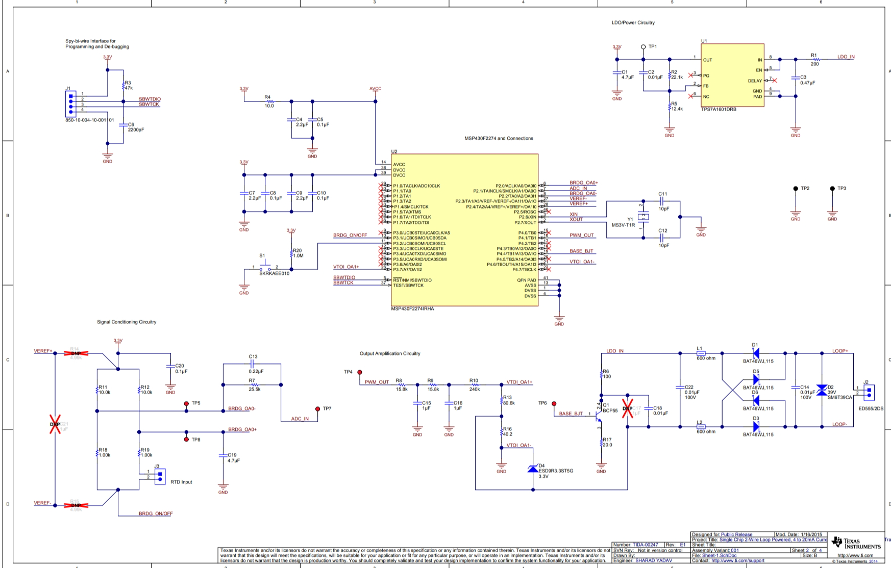 单芯片双线制回路供电、4 至 20mA 电流回路 RTD 温度发送器