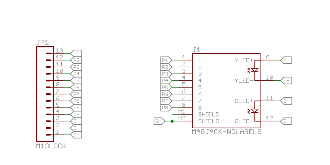 RJ45 MagJack 分线器