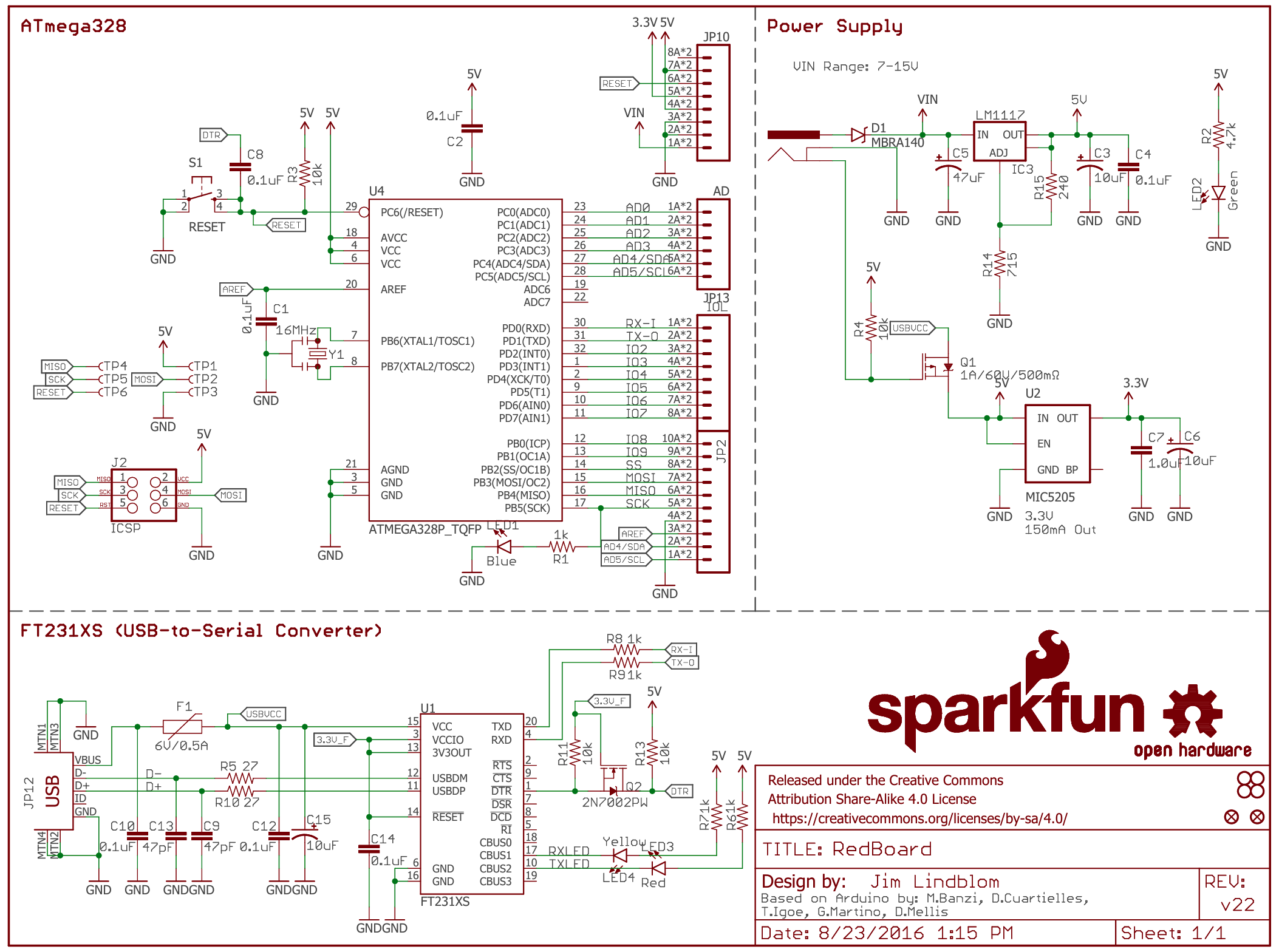 Redboard 使用 Arduino 编程