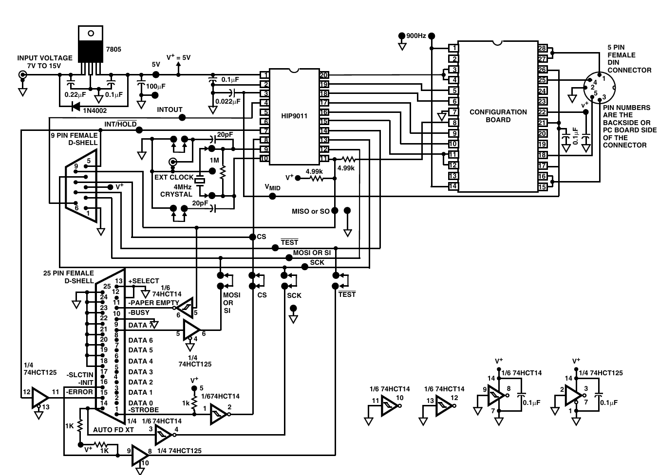 HIP9011EVAL1Z - 高性能发动机爆震信号处理器评估板