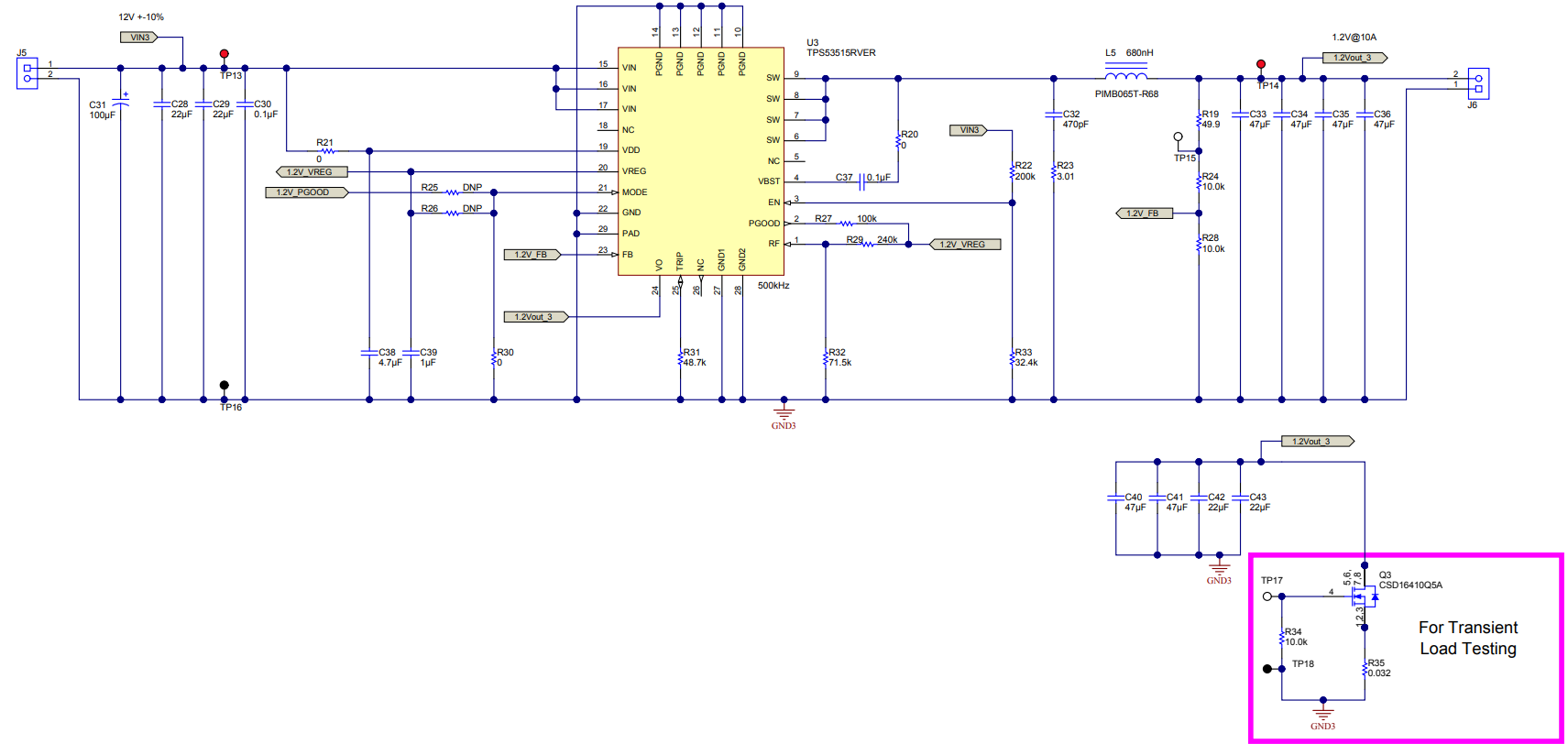 TPS53515 低功耗 DDR 存储器电源参考设计