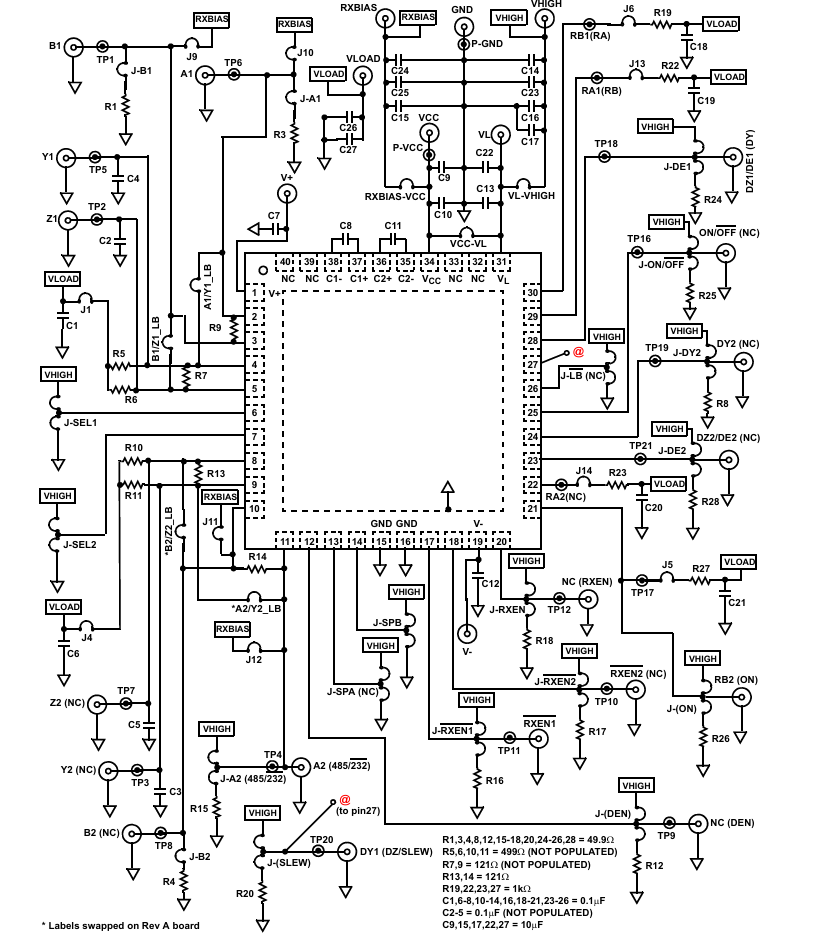 ISL41334EVAL1Z - 双端口双协议RS-232/RS-485评估板