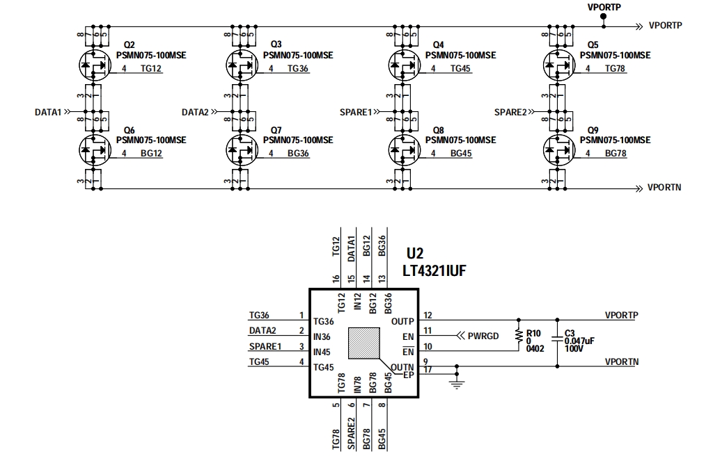 LT4275/LT4321/LTM8027：小型高集成度非隔离式PoE受电设备（PD）演示板