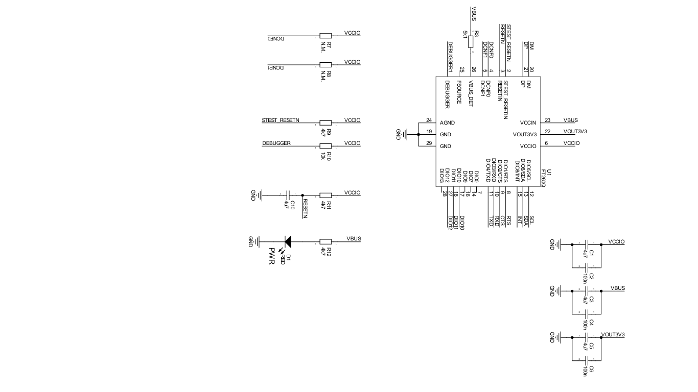 STEVAL-USBI2CFT： USB至I2C通信评估板