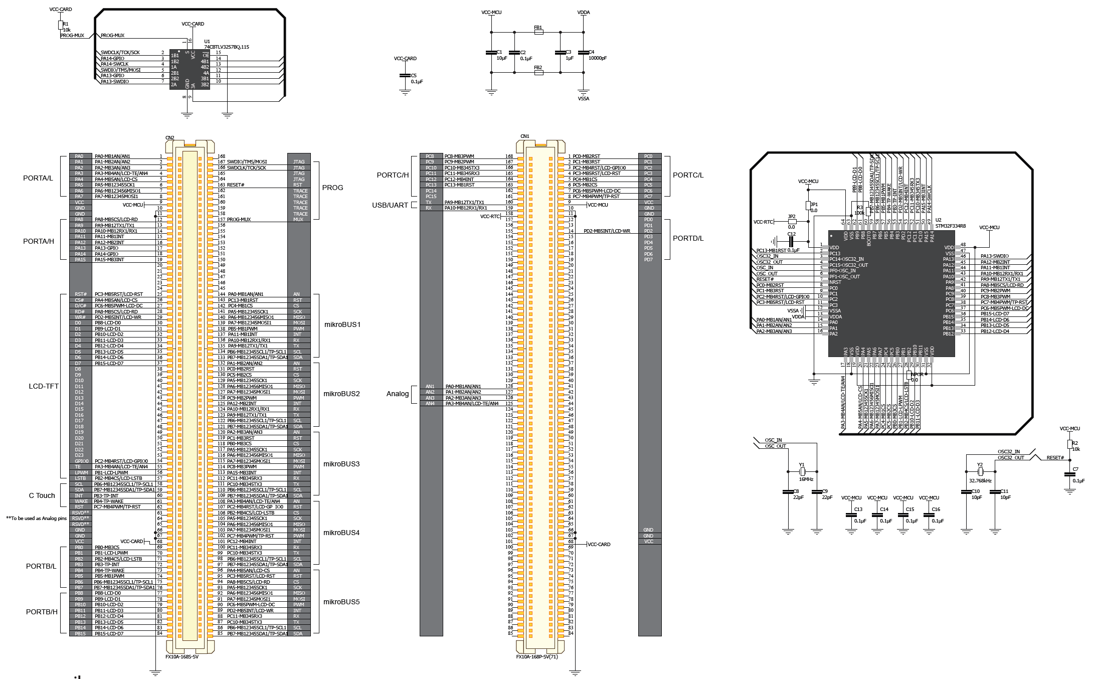 基于STM32F334R8的MCU卡