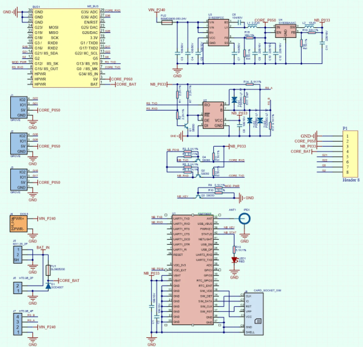 带 CAT-M 模块的 IoT 底座 (SIM7080G)