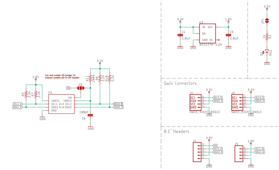 Qwiic 1.8V 适配器