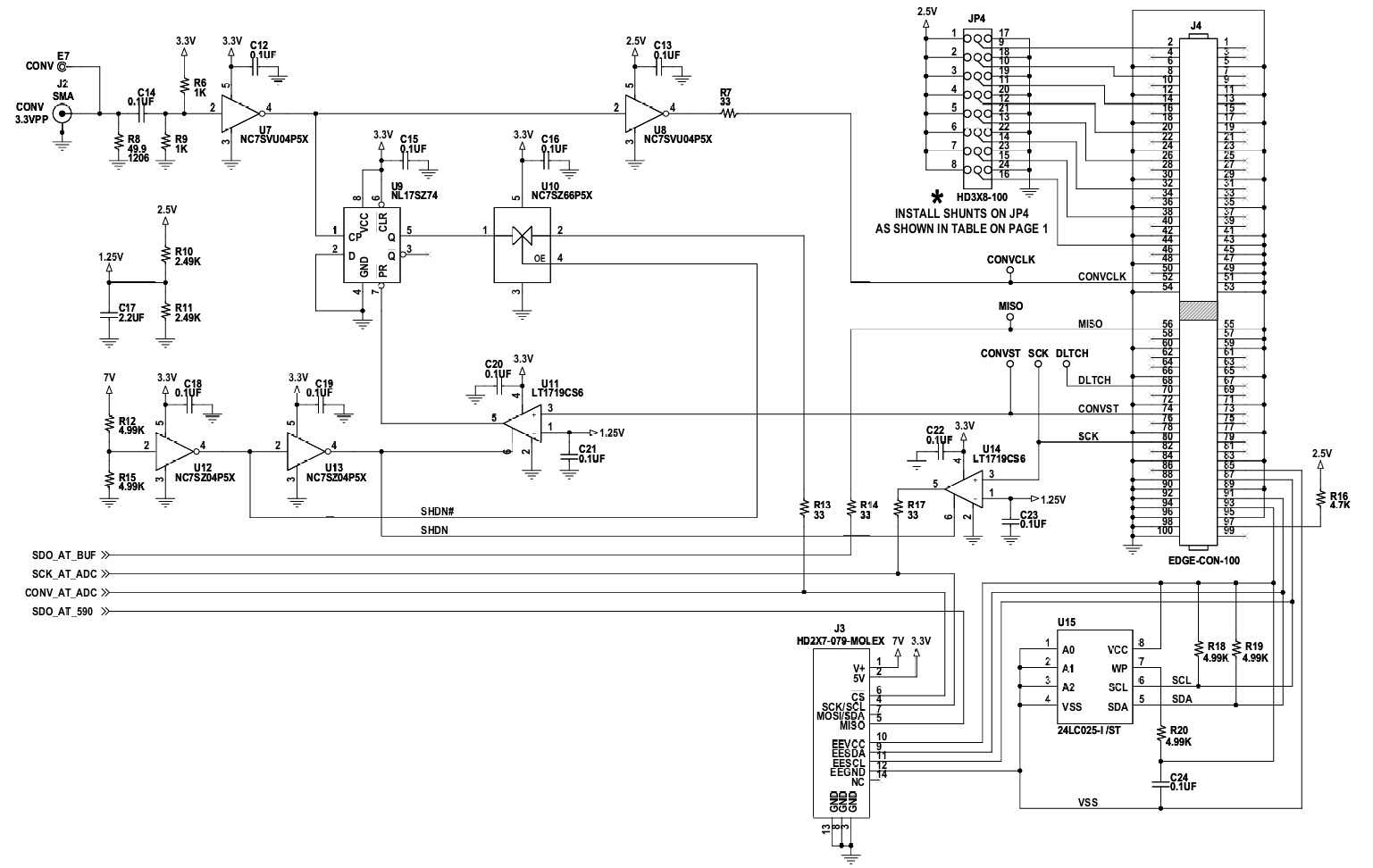 LTC2365 1Msps 12位串行ADC TSOT-23封装演示板