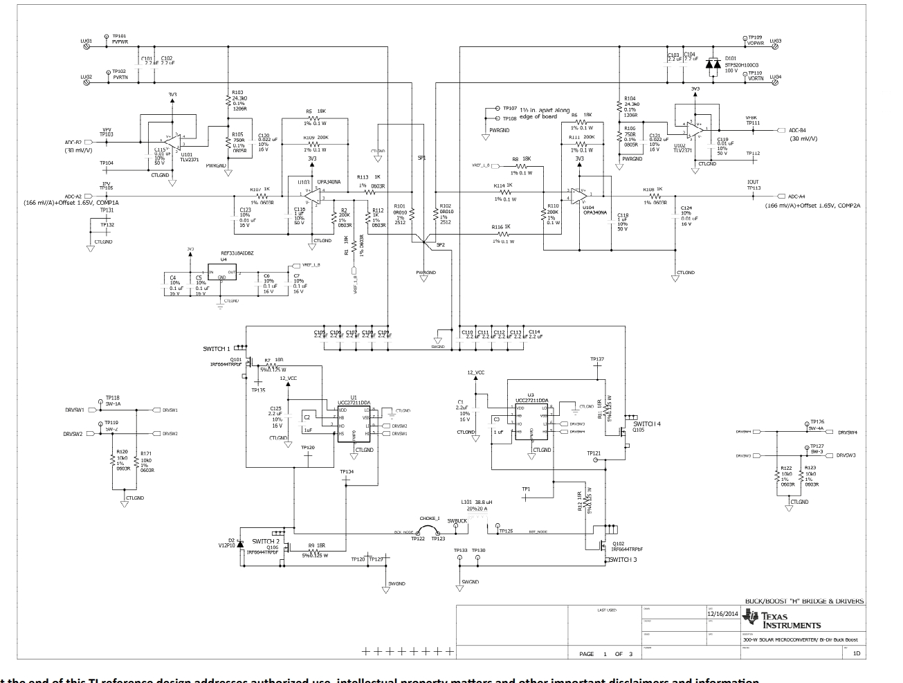 双向非隔离式降压升压转换器