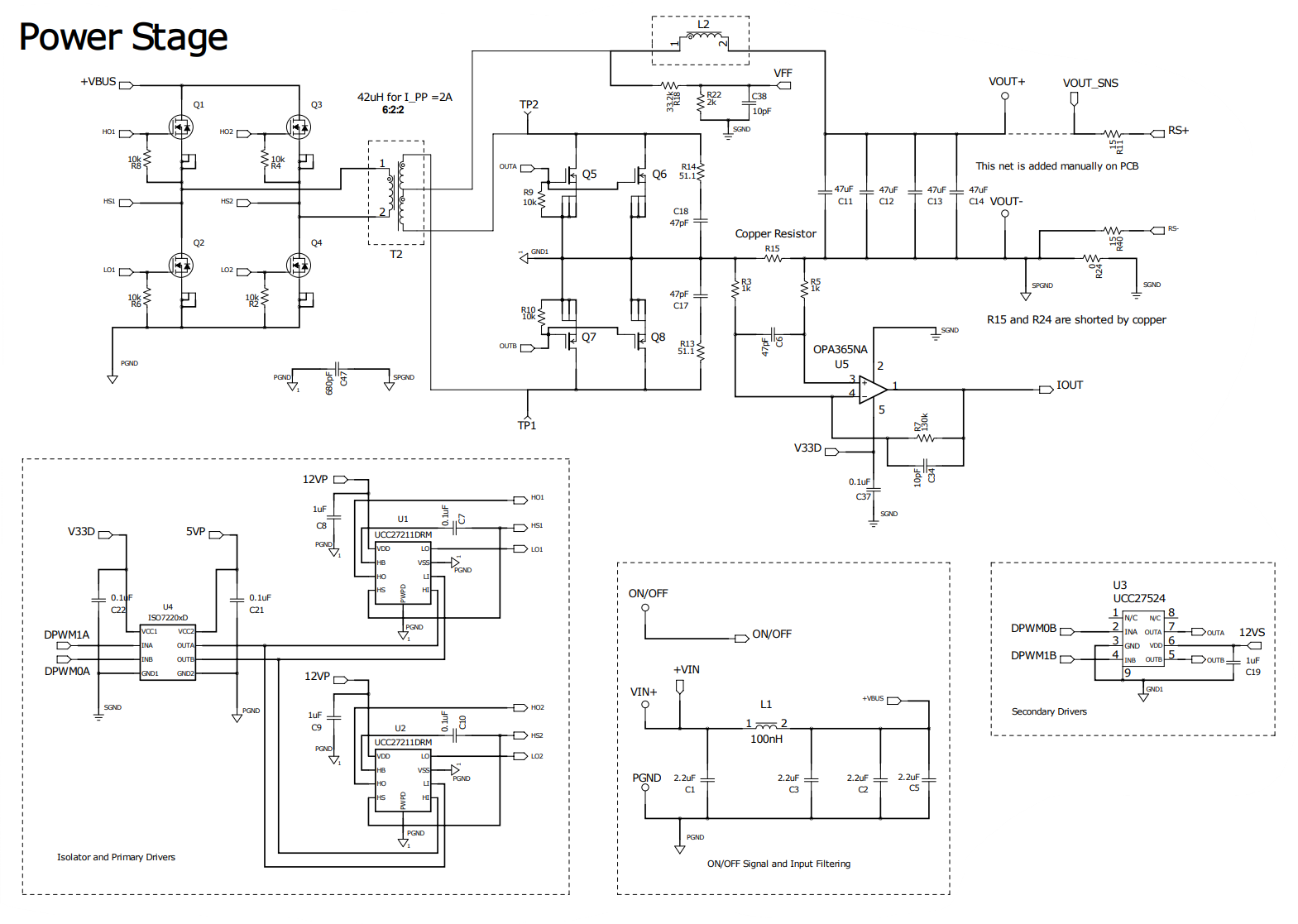 基于 UCD3138 数字控制器的 1/8 砖型隔离式 DC/DC 电信电源模块