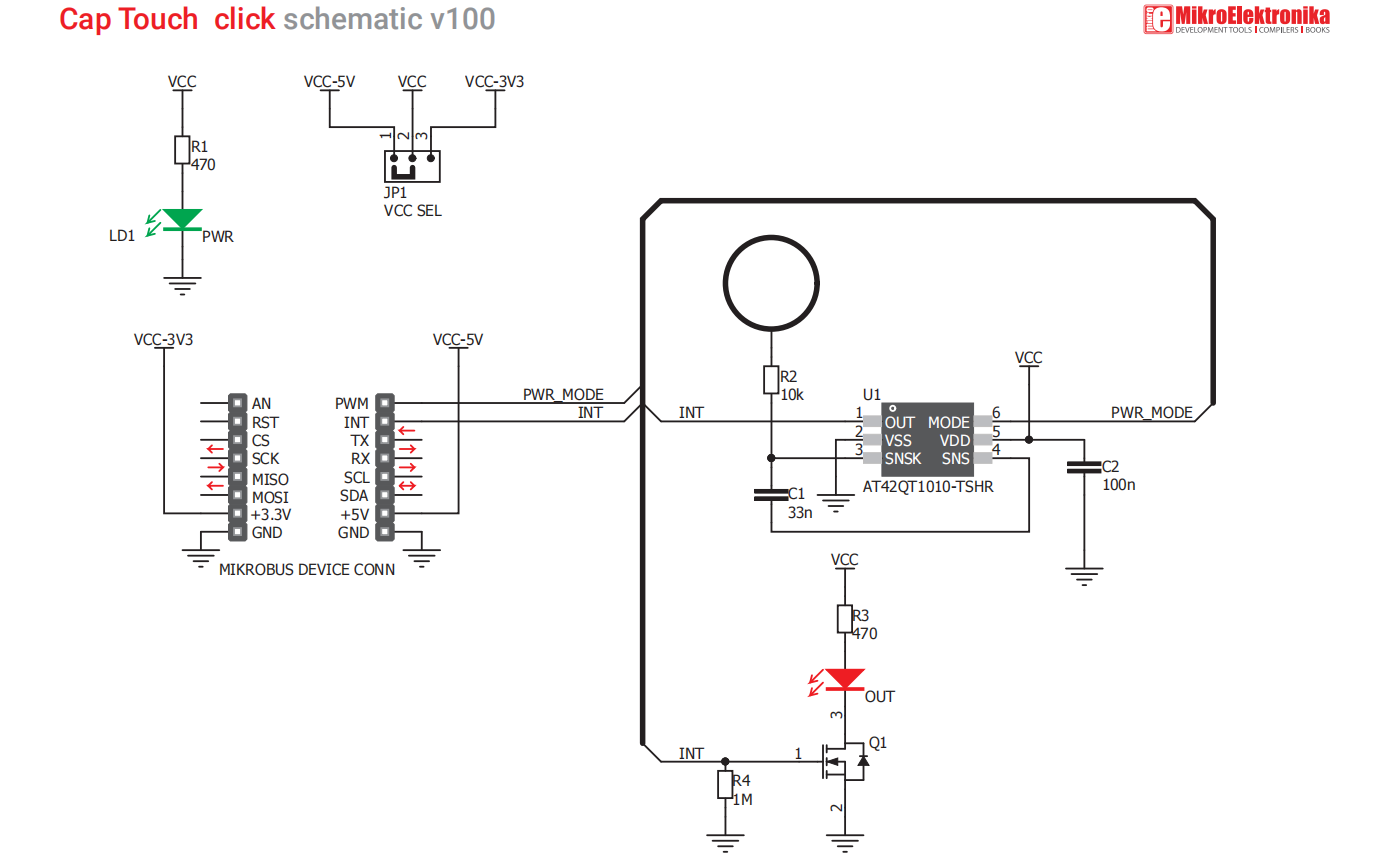 电容型触摸键模块