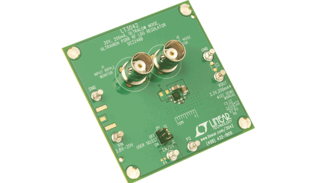 LT3042EDD 超低噪声超高PSRR RF LDO稳压器演示电路