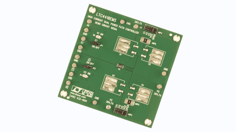 LTC4416EMS 36V低损耗双电源路径控制器演示板