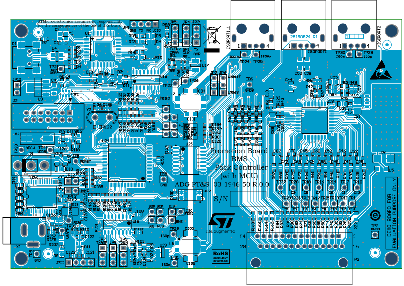 EVAL-L9963-MCU：电池管理系统开发板