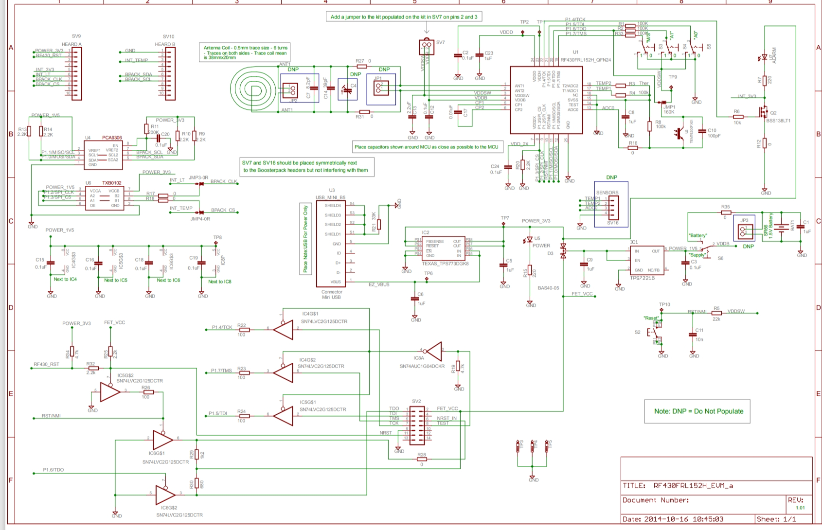 RF430FRL152H NFC 温度和光传感器参考设计