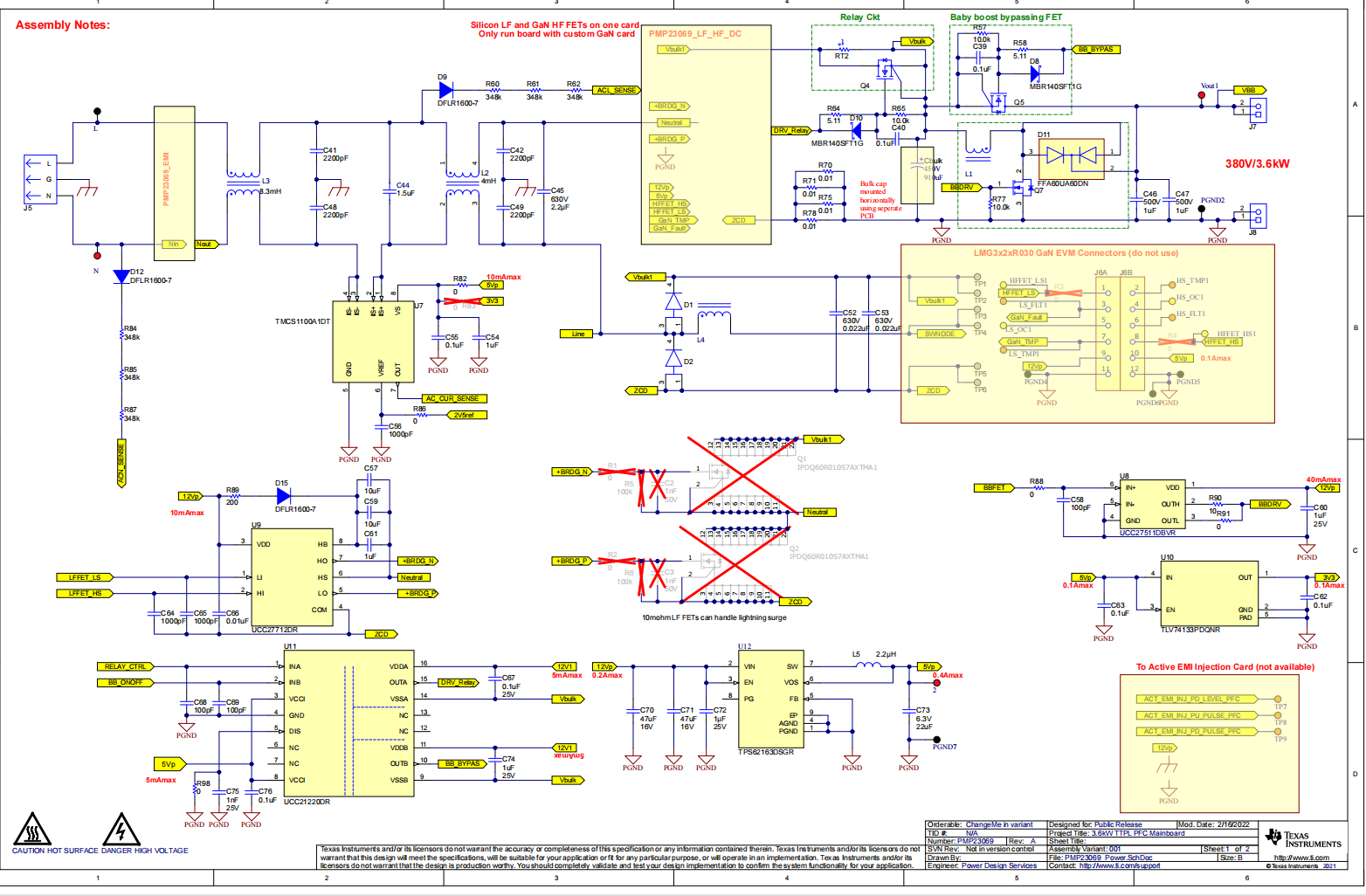 具有 16A 最大输入的 3kW、180W/in3 单相图腾柱无桥 PFC 参考设计