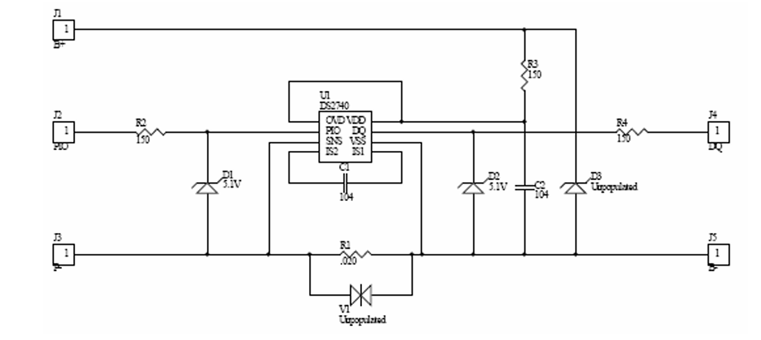 DS2740高精度库伦计IC评估板