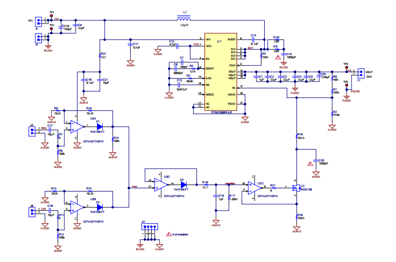 面向采用 TPS61088 的音频放大器的包络跟踪电源参考设计
