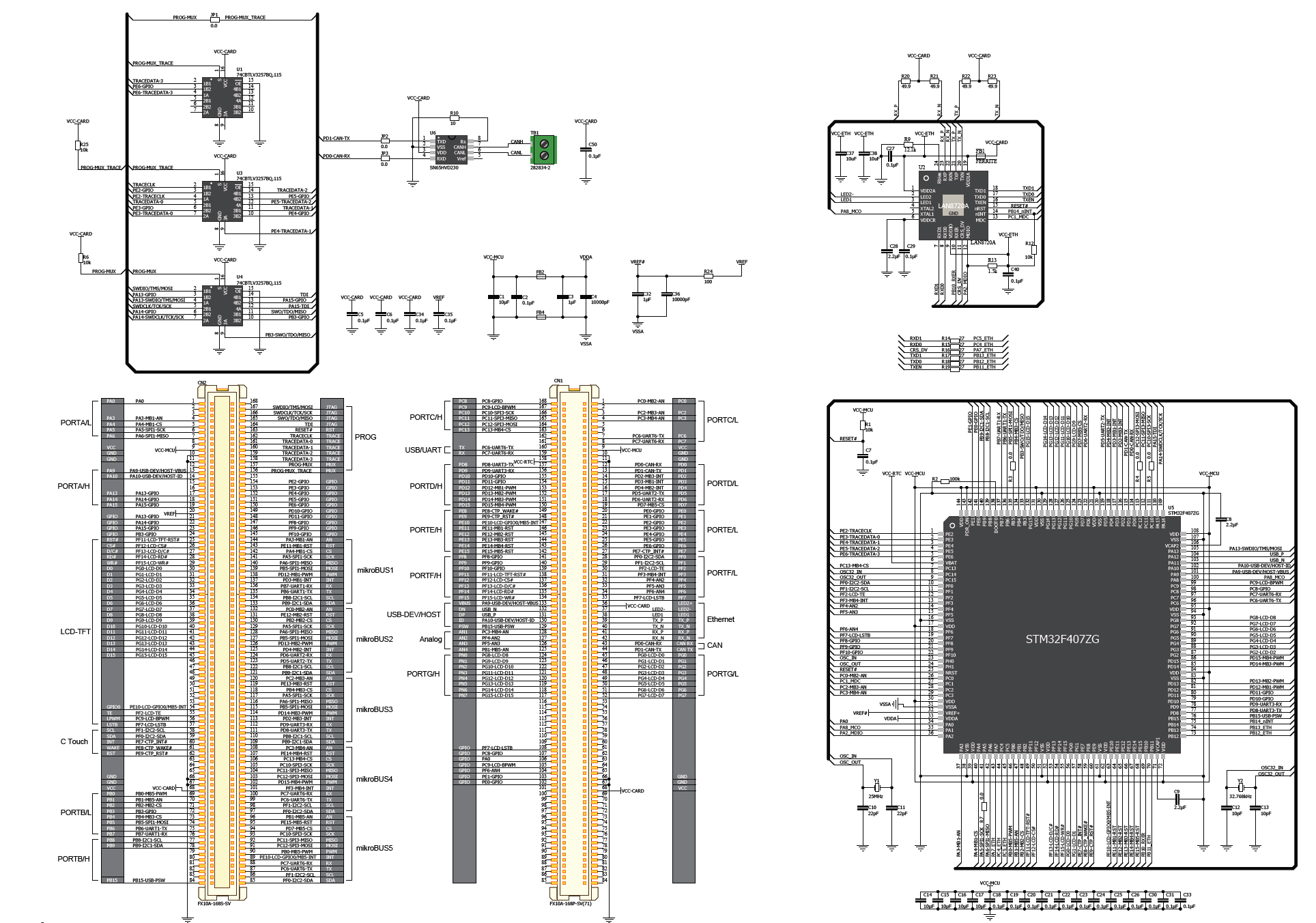 基于STM32F407ZG的MCU卡