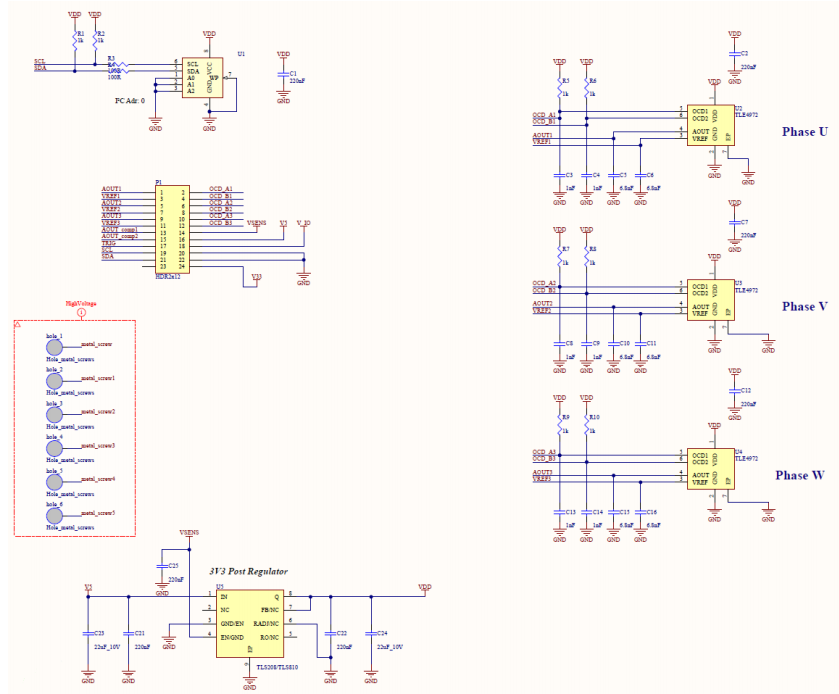 XENSIV™ - TLE4972 EVAL LAT BART三相电流传感器评估板