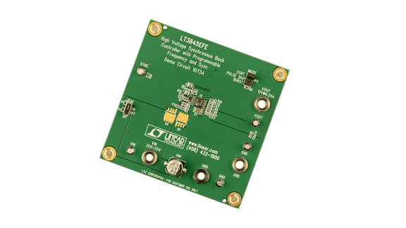LT3845 100kHz-500kHz可编程频率高电压DC/DC降压转换器演示板