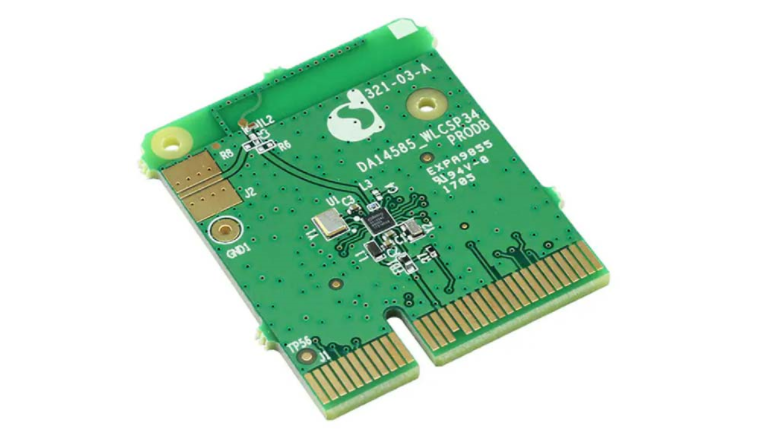 SmartBond DA14585 蓝牙低功耗专业开发套件子板，适用于 WLCSP-34 封装