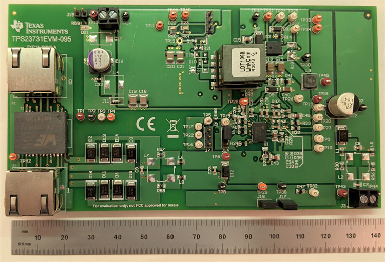 具有初级侧调节功能的 4 类 PoE PD 隔离型反激式转换器 (12V/2.1A) 参考设计