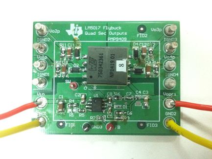 面向 PLC 应用的隔离式四路输出 Fly-Buck 偏置电源